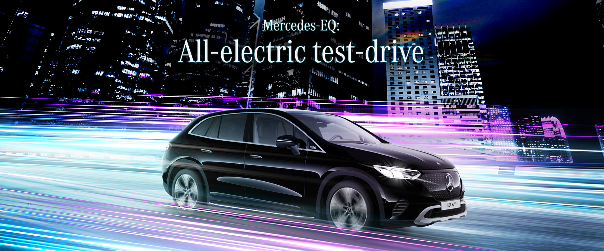 Mercedes-EQ: All-electric test-drive at dusk | Mercedes-Benz | Hong ...