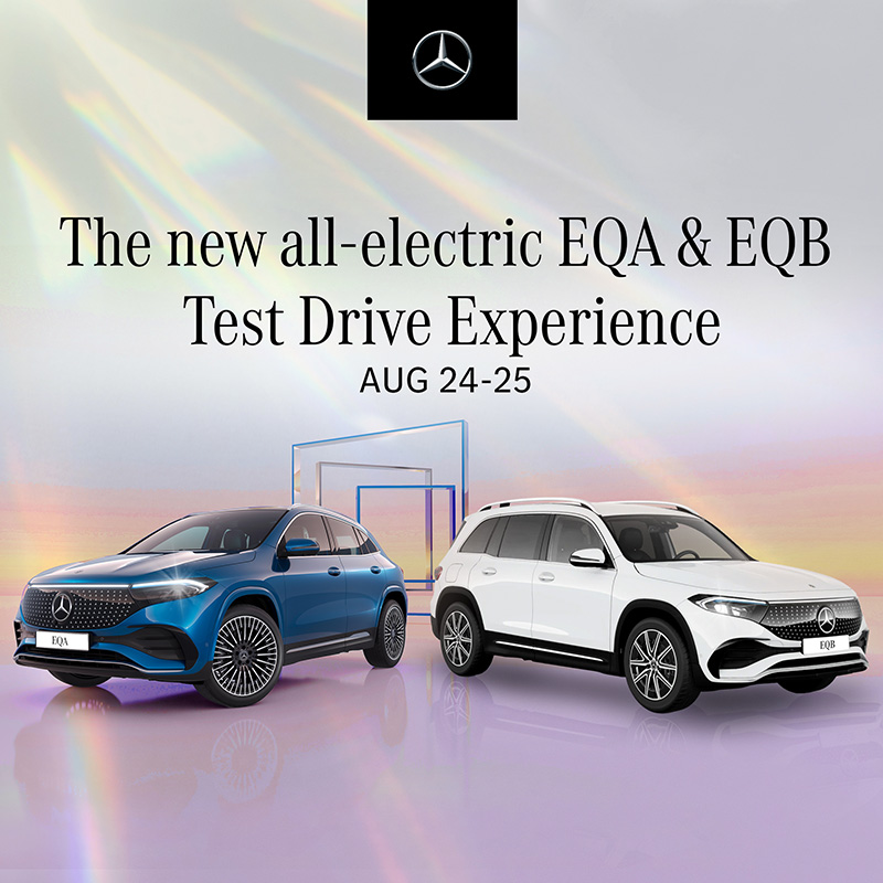 The new all-electric EQA & EQB Test Drive Experience | Zung Fu